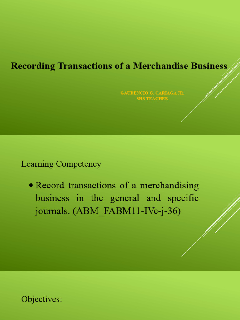 CO-2-FABM1 | PDF | Debits And Credits | Business Economics