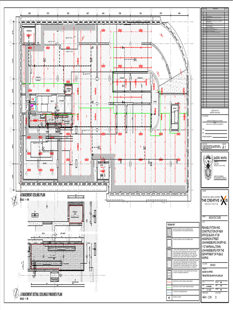 Basement Ceiling Plan for Office Block | PDF