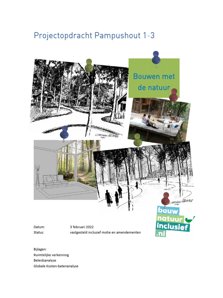 Projectopdracht Pampushout PROJECTOPDRACHT Vastgesteld Met Amendementen ...