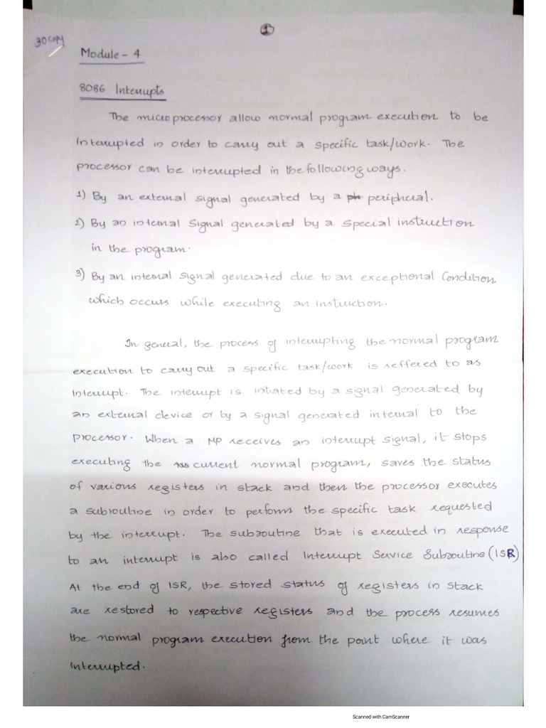 MP.module 4 (Interrupts) | PDF