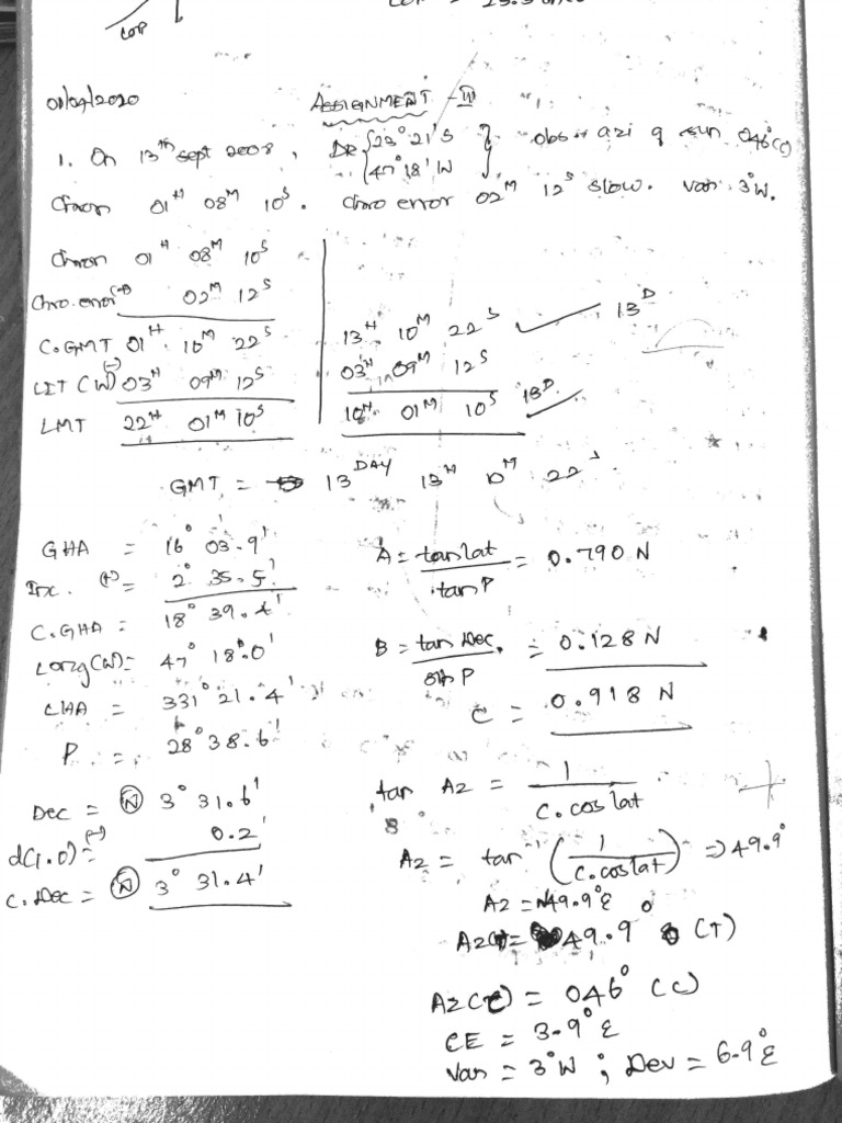 Nav Assignment | PDF