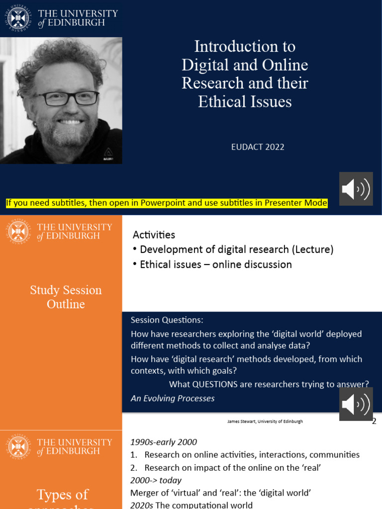 Introduction To Digital and Online Research 2022 Part 1 | PDF | Data ...