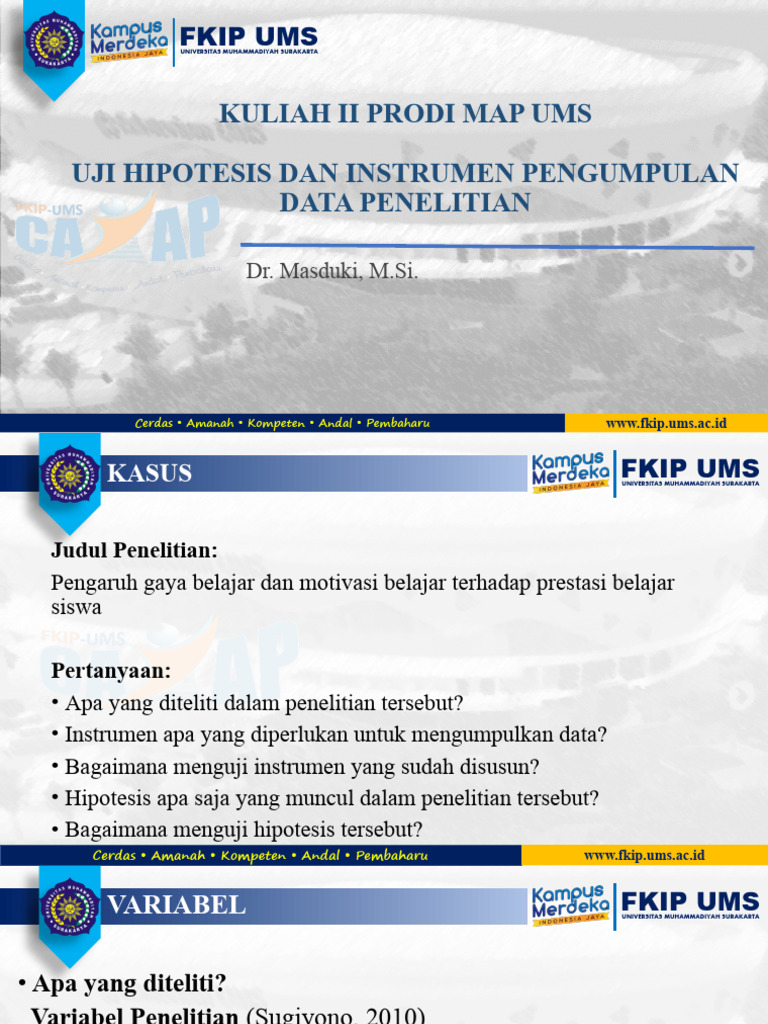 Statistik Pendidikan MAP 2022 Pertemuan II | PDF