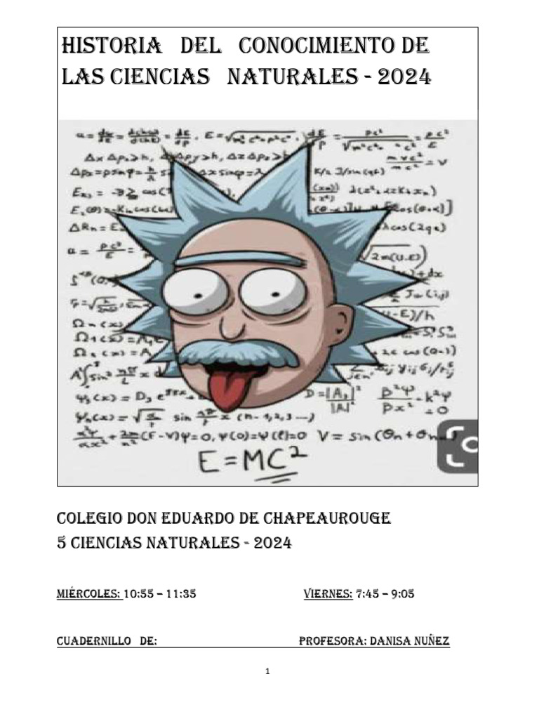 HIST DEL CON - DANISA NUÑEZ - 2024 | PDF | James Watson | Francis Crick