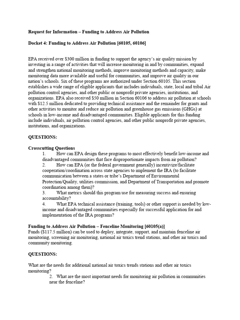 EPA HQ OAR 2022 0876 0002 - Content | PDF | Air Pollution | United ...