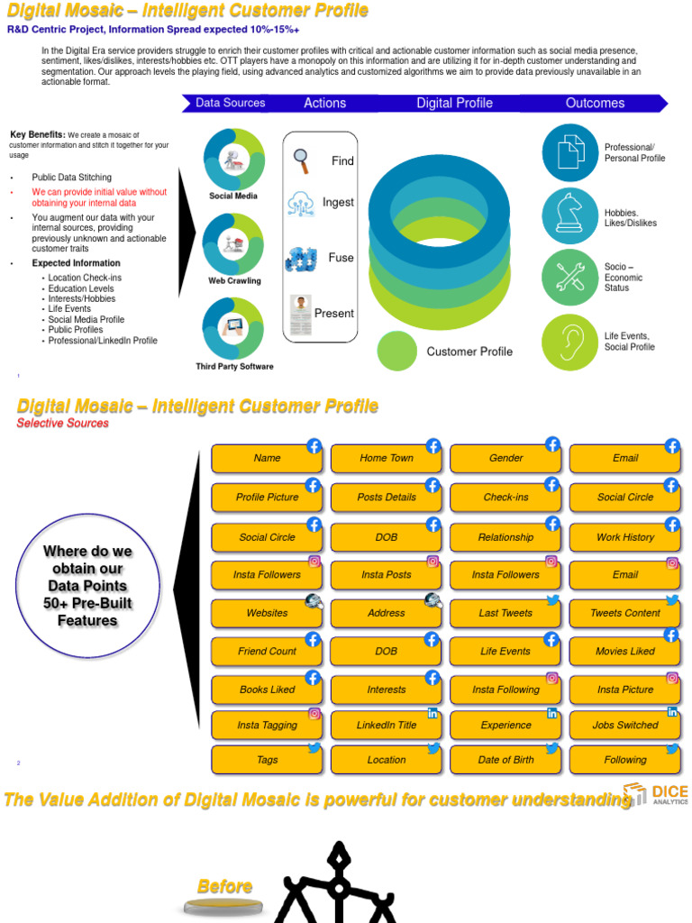 OSINT - Digital Mosaic Case Study | PDF | Linked In | Facebook