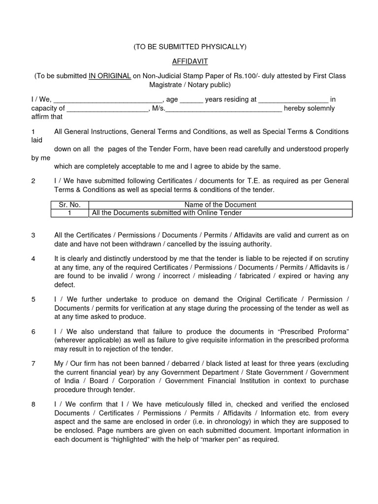 2 AFFIDAVIT DOC DETAIL | Download Free PDF | Affidavit | Common Law