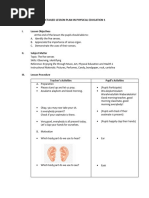 Detailed Lesson Plan Grade 1 English | PDF | Teachers | Lesson Plan
