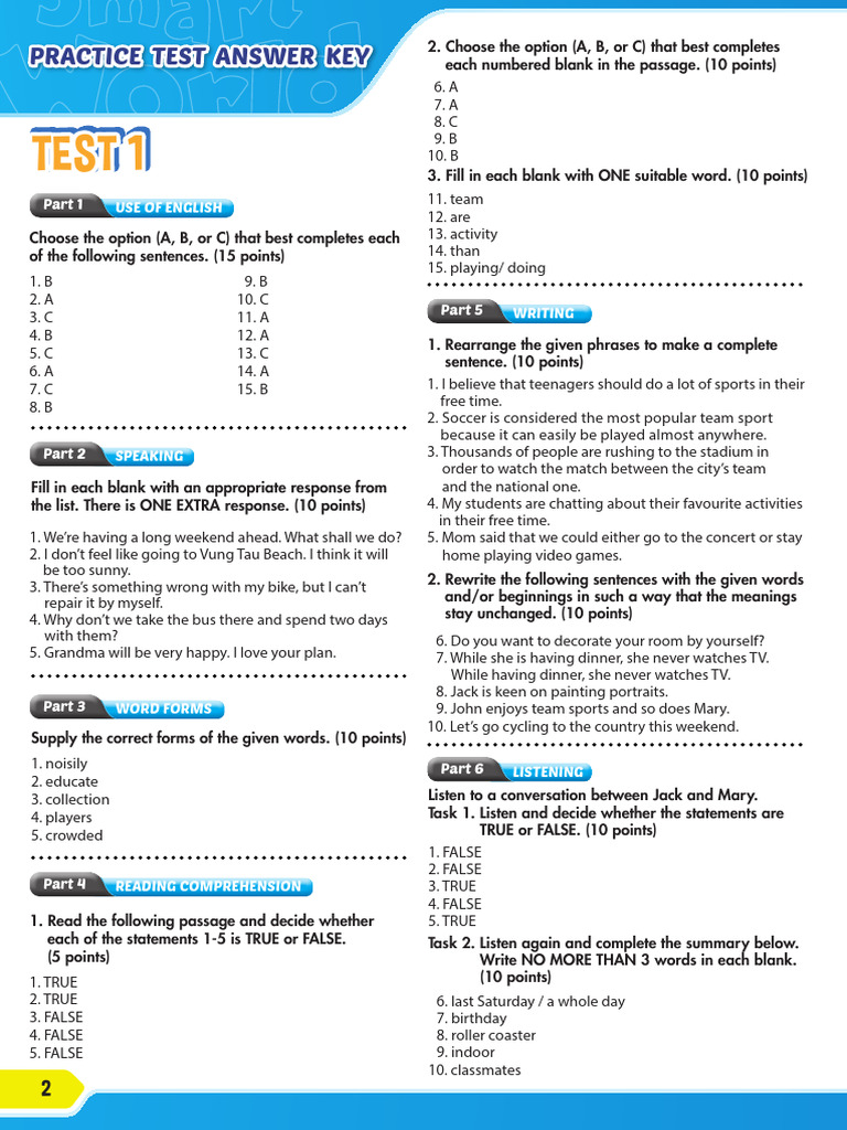 iSW MOET 7 Practice Test - Answer Key | PDF | Reading Comprehension