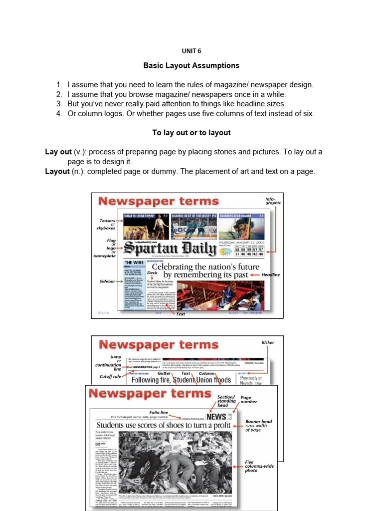 Unit-6 2 | PDF | Typefaces | Page Layout