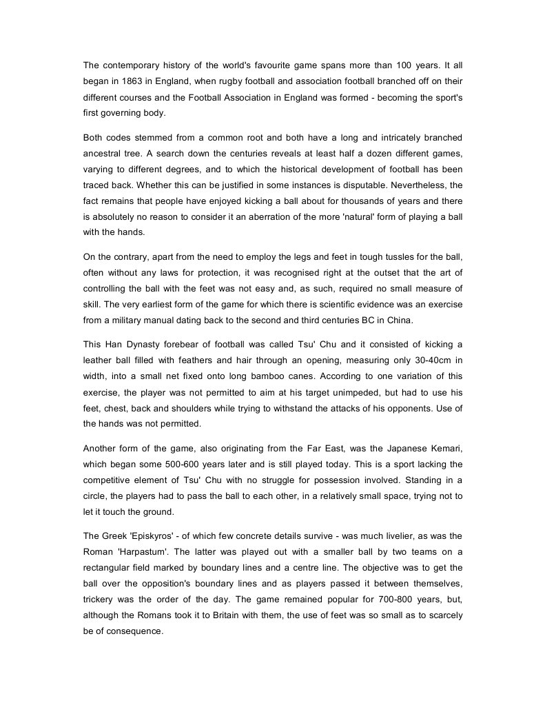 The Origins and Evolution of Soccer: From Ancient Games to the Modern ...