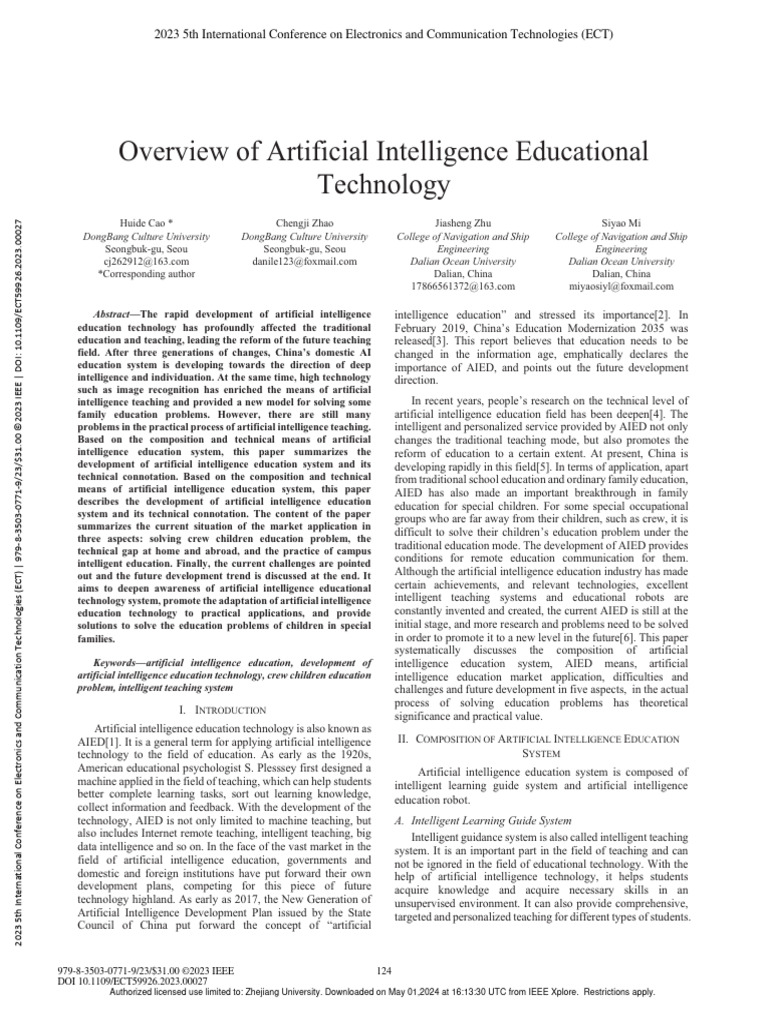 Overview_of_Artificial_Intelligence_Educational_Technology | PDF | Artificial Intelligence ...