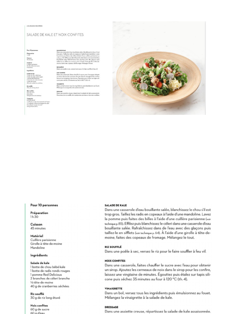 Salata de Kale Cu Nuci | PDF