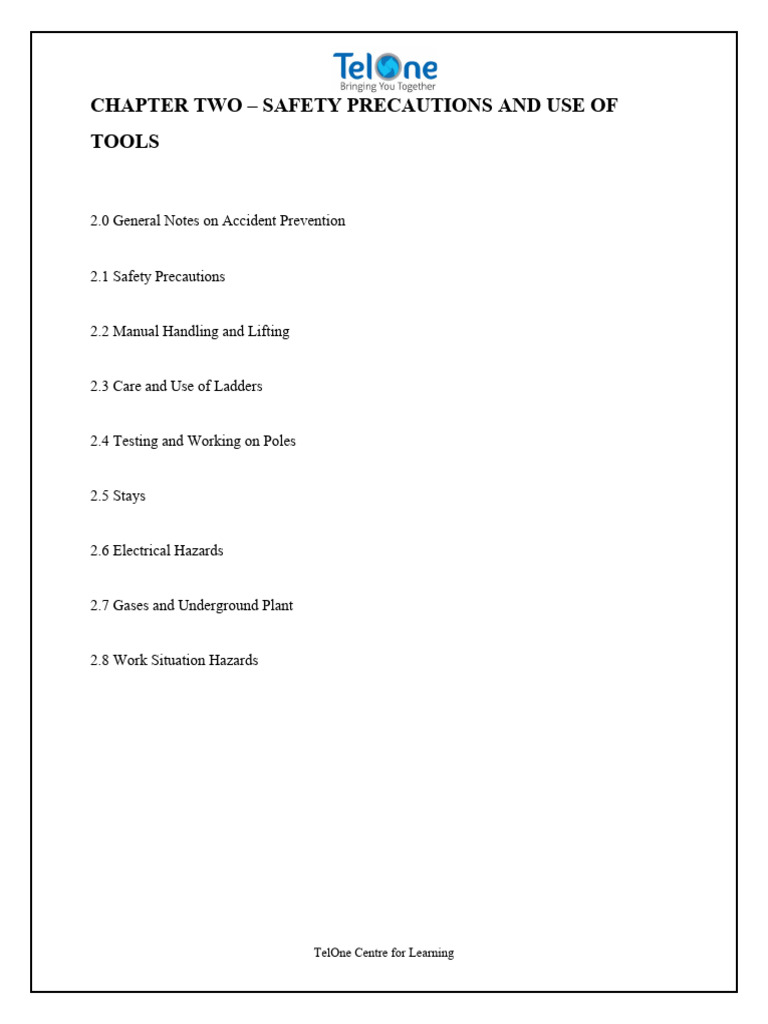 Safety Precautions for Tool Use | PDF | Fuse (Electrical) | Ladder