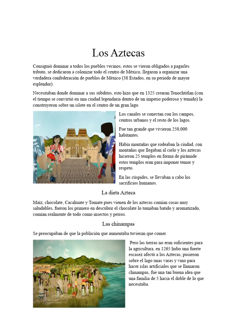 Los Aztecas | PDF