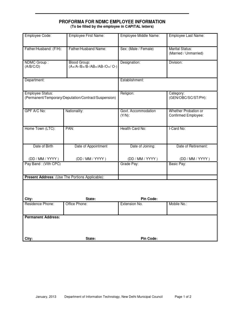 Eis Form | PDF | Social Institutions