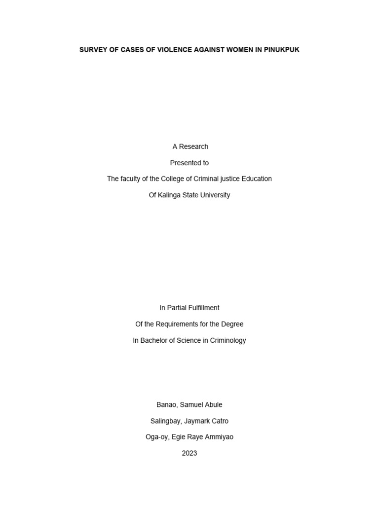 Title Page | Download Free PDF | Methodology