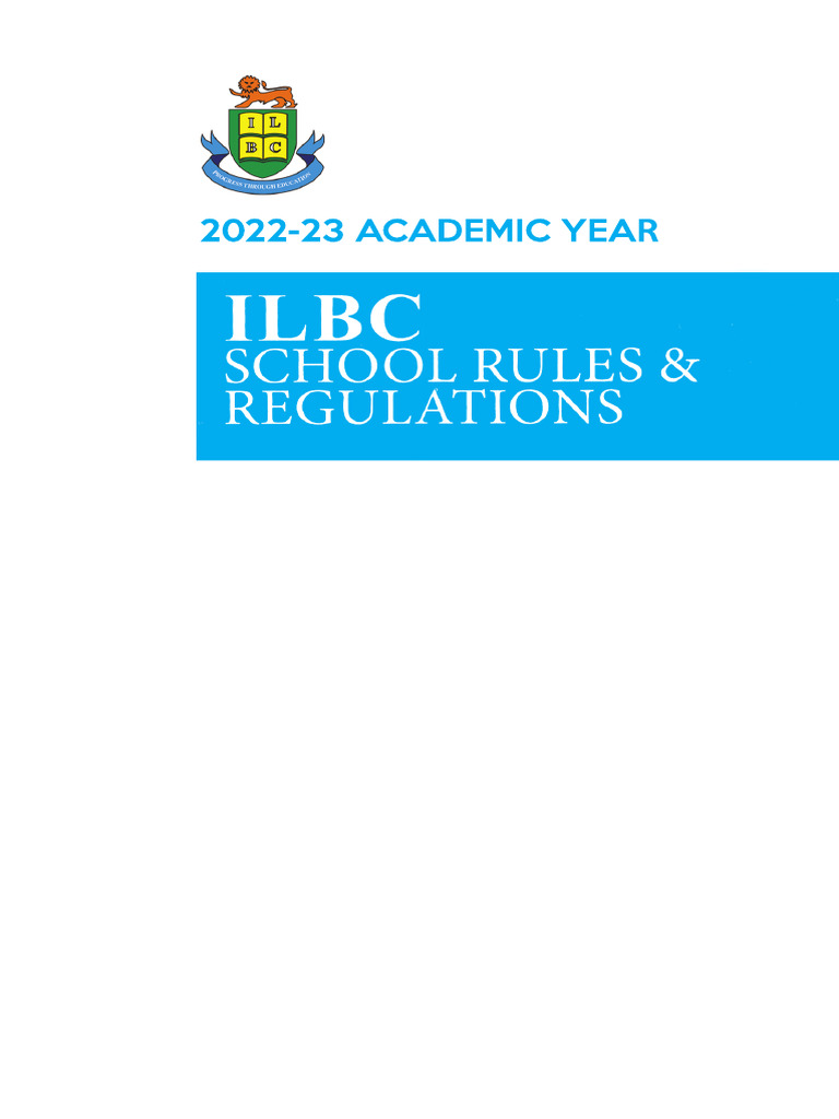 School Rules & Regulations 2019-2020 | PDF