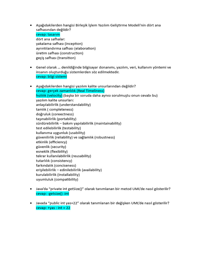 Yaz Müh Final PDF | PDF