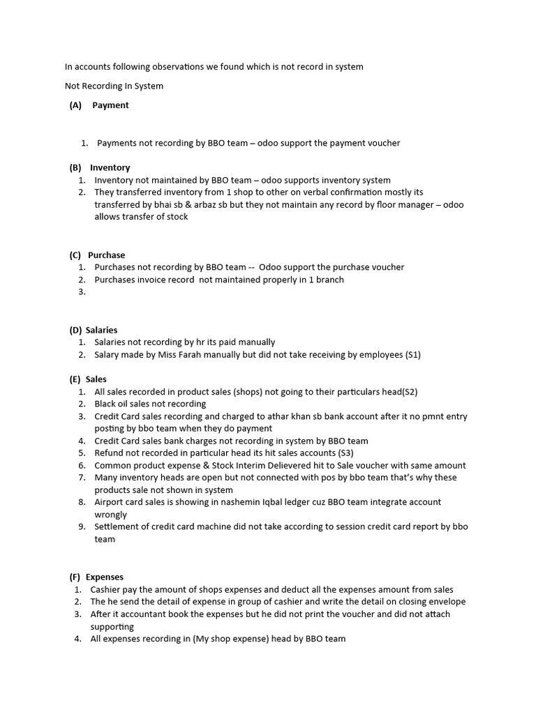 BBO Observation 2 | PDF | Voucher | Credit Card