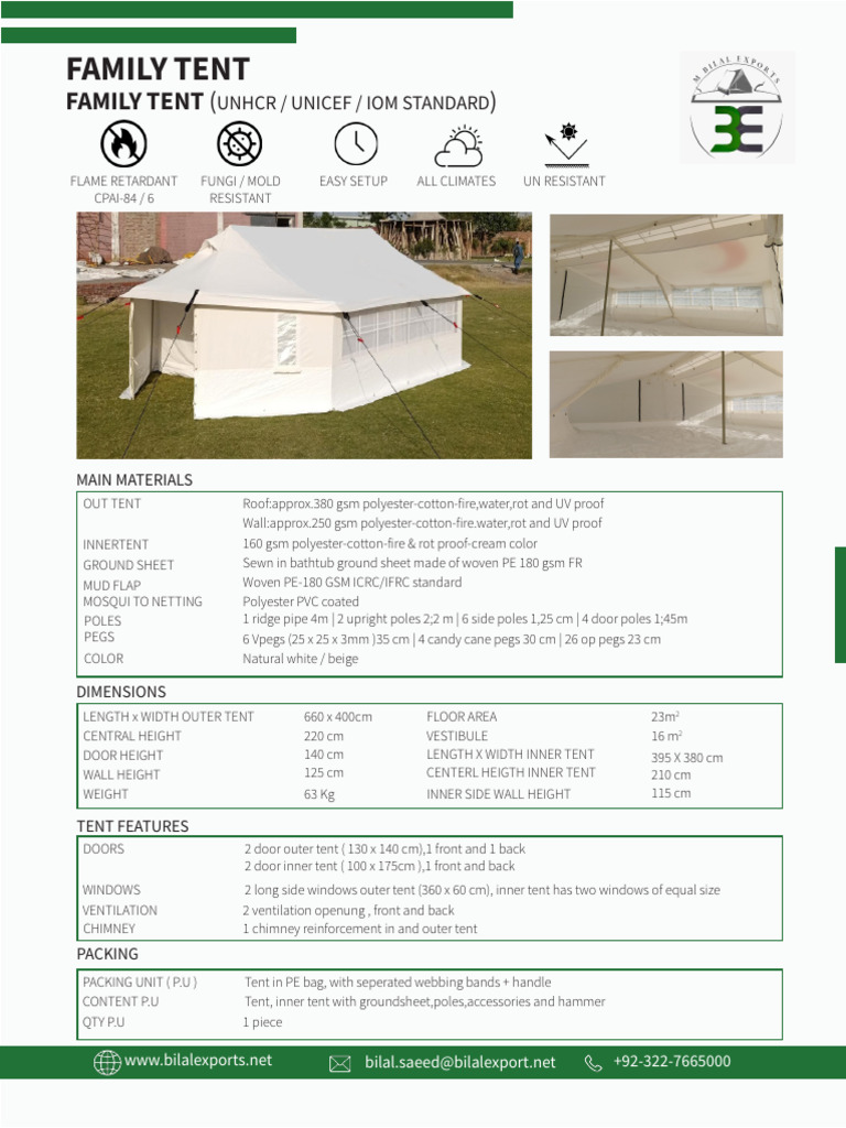 Family Tent | PDF | Tent | Cookware And Bakeware