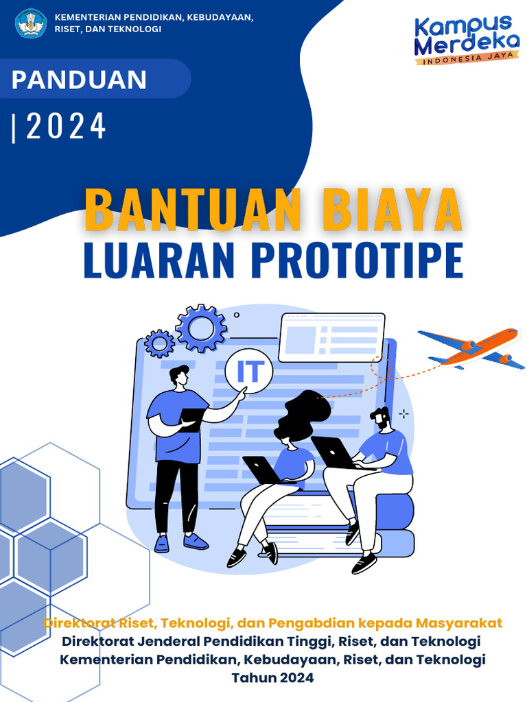 Panduan Bantuan Biaya Luaran Prototipe Tahun 2024 | PDF