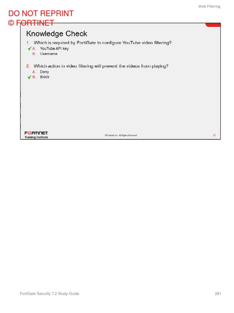 FortiGate Security 7.2 Study Guide-Online-8 | PDF | Peer To Peer | Port (Computer Networking)