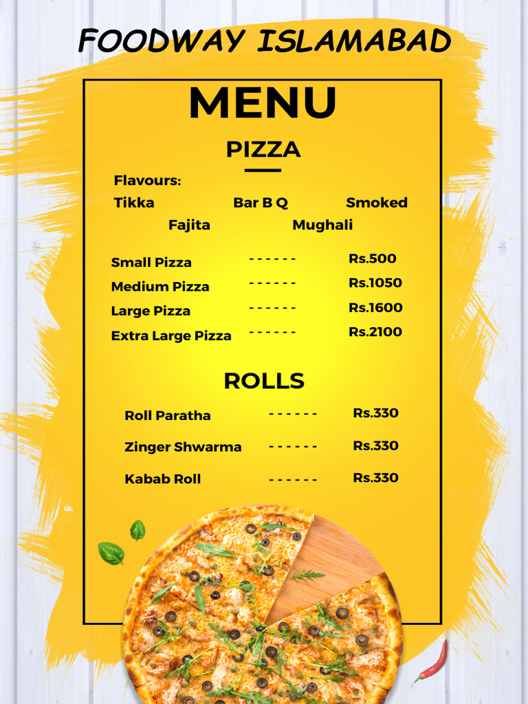 Foodway Menu 2023 | PDF | Hamburgers | Cuisine Of The Americas