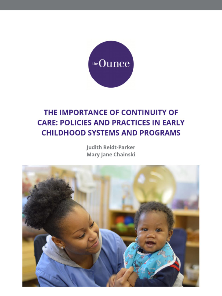 NPT Continuity of Care Nov 2015 | PDF | Child Care | Attachment Theory