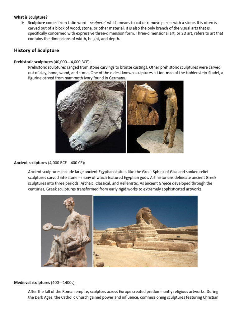 Sculpture | PDF | Sculpture | The Arts