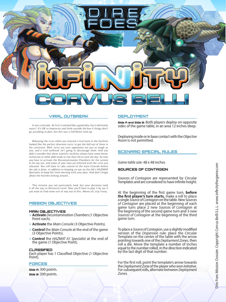 Infinity Mission Pack 5 - Viral Outbreak | PDF