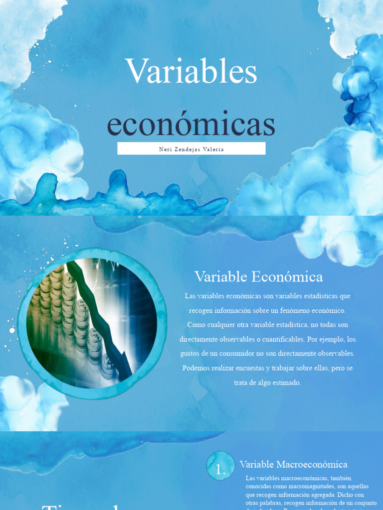 Guía de Variables Económicas | PDF | Producto Interno Bruto ...