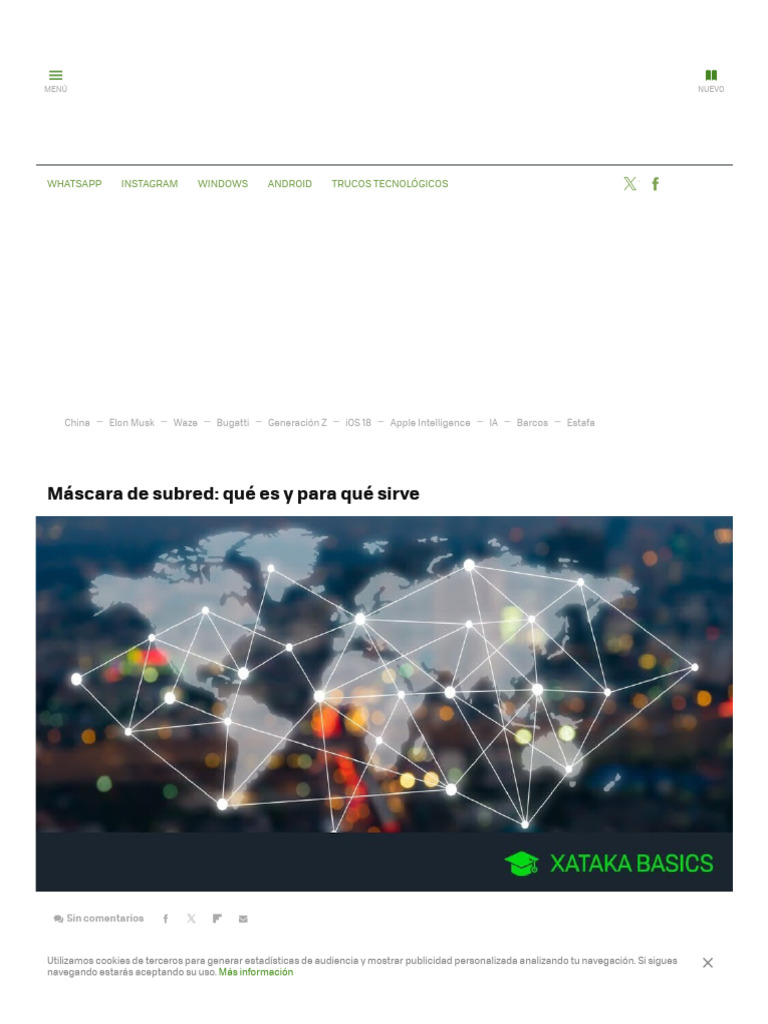 Máscara de Subred - Qué Es y para Qué Sirve | PDF | Dirección IP | Redes de computadoras