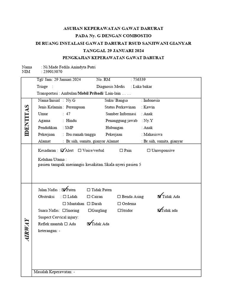 Asuhan Keperawatan Gawat Darurat | PDF