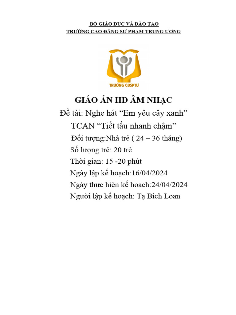 2sb2 Giáo Án Âm NH C | PDF