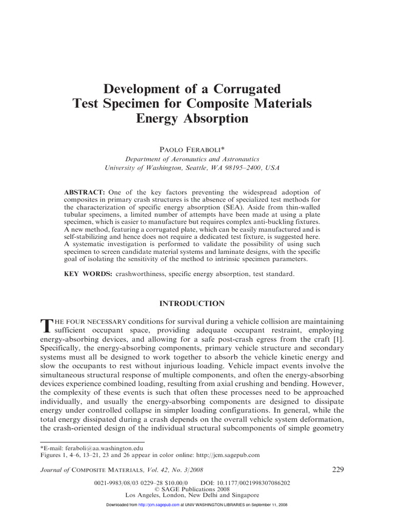 2008 JCOMA PF Sine Crush | PDF | Fracture | Composite Material