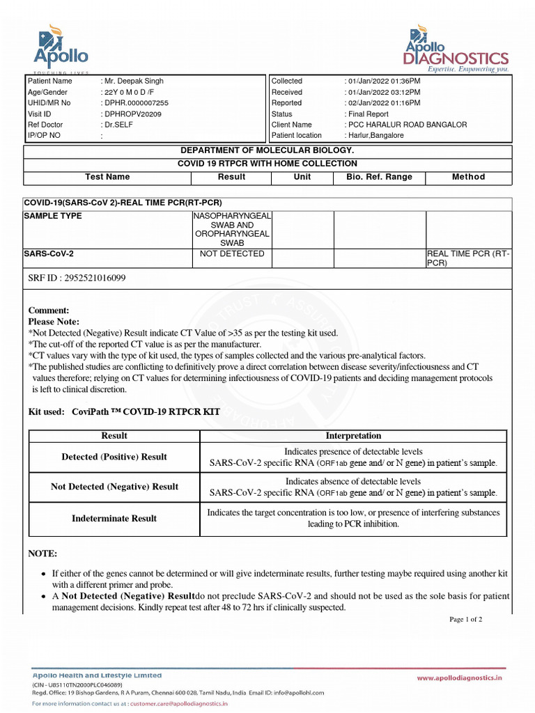 Lab Report | PDF | Reverse Transcription Polymerase Chain Reaction ...