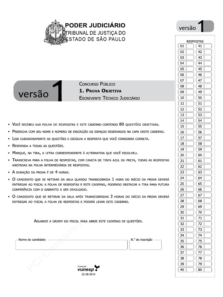 Prova 2010 | PDF