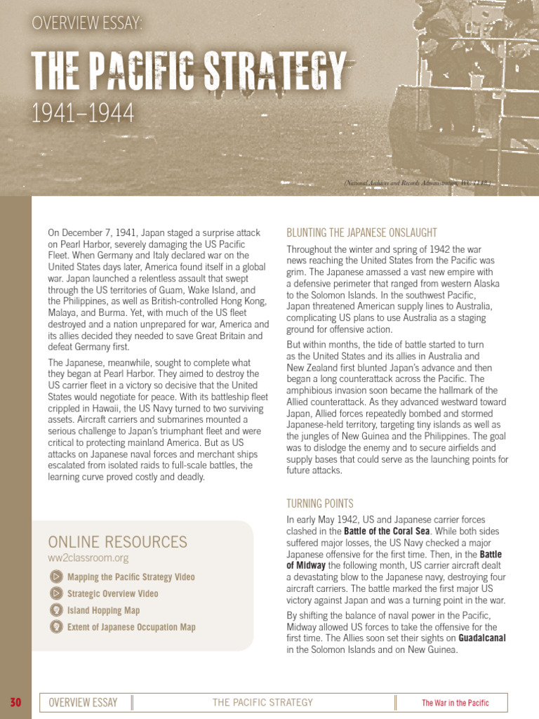 War in The Pacific 1941-44 | PDF | Pacific War | Guadalcanal Campaign
