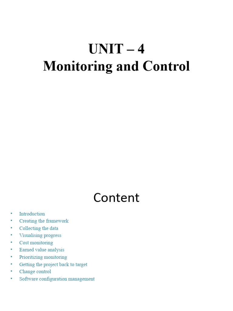 SPM Unit4 | PDF | Software Engineering