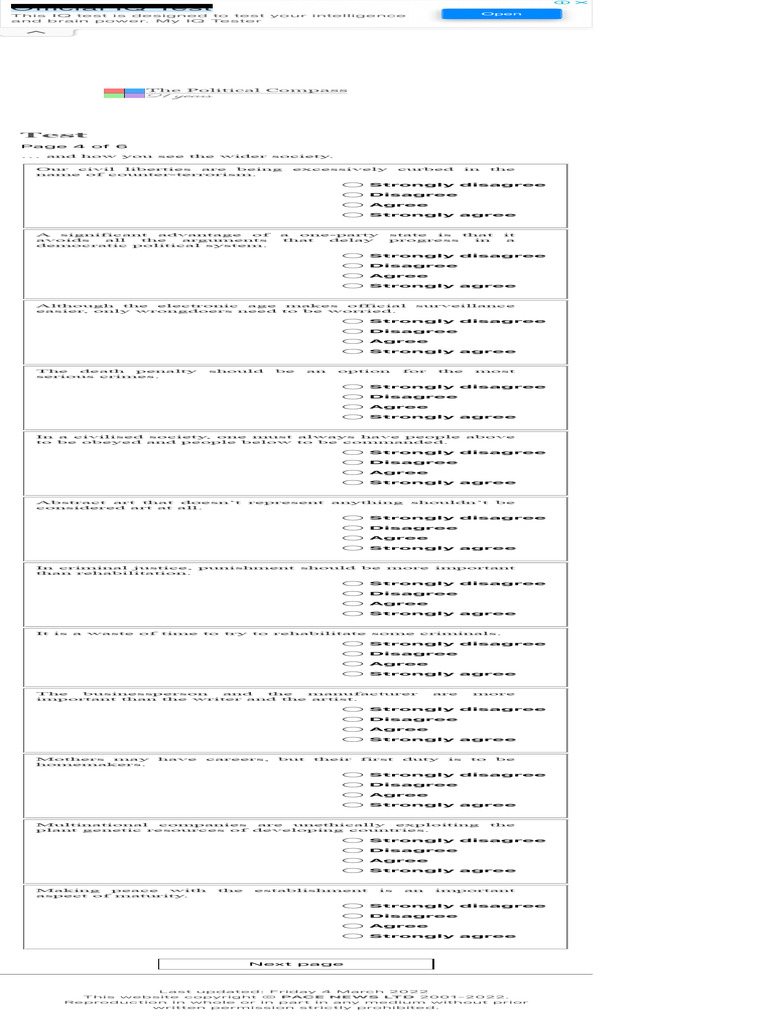 The Political Compass | PDF | Criminal Law | Criminal Justice
