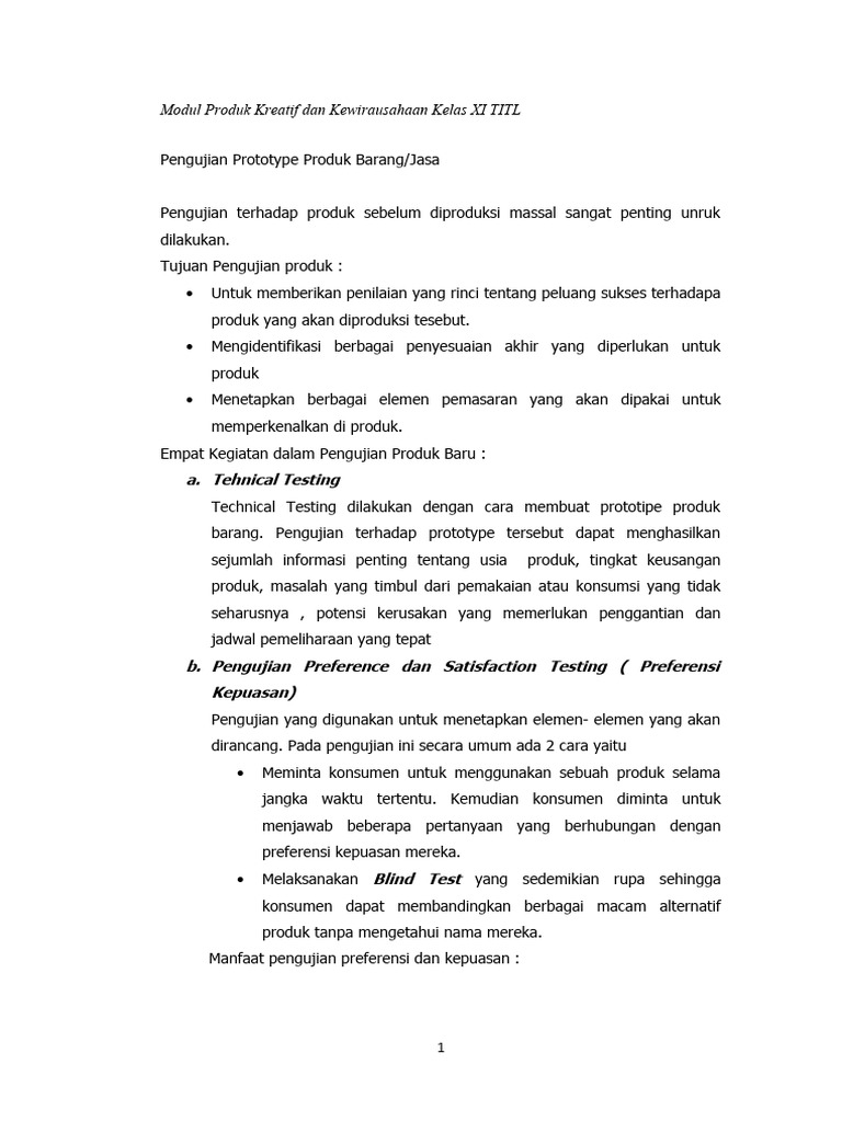 BAB 8 Menguji Prototype | PDF