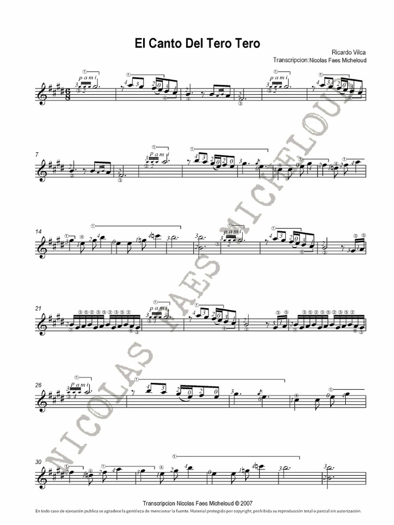 Andes - El Canto Del Tero Tero | PDF