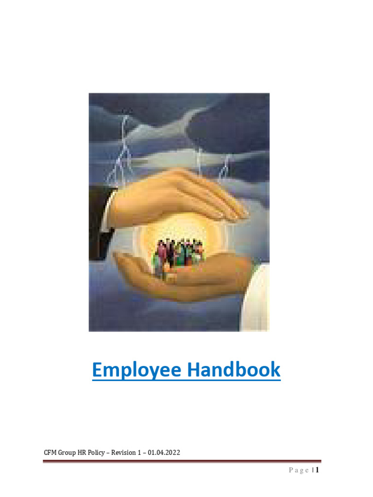 Employee Handbook - CFM Group Companies | PDF | Performance Appraisal ...