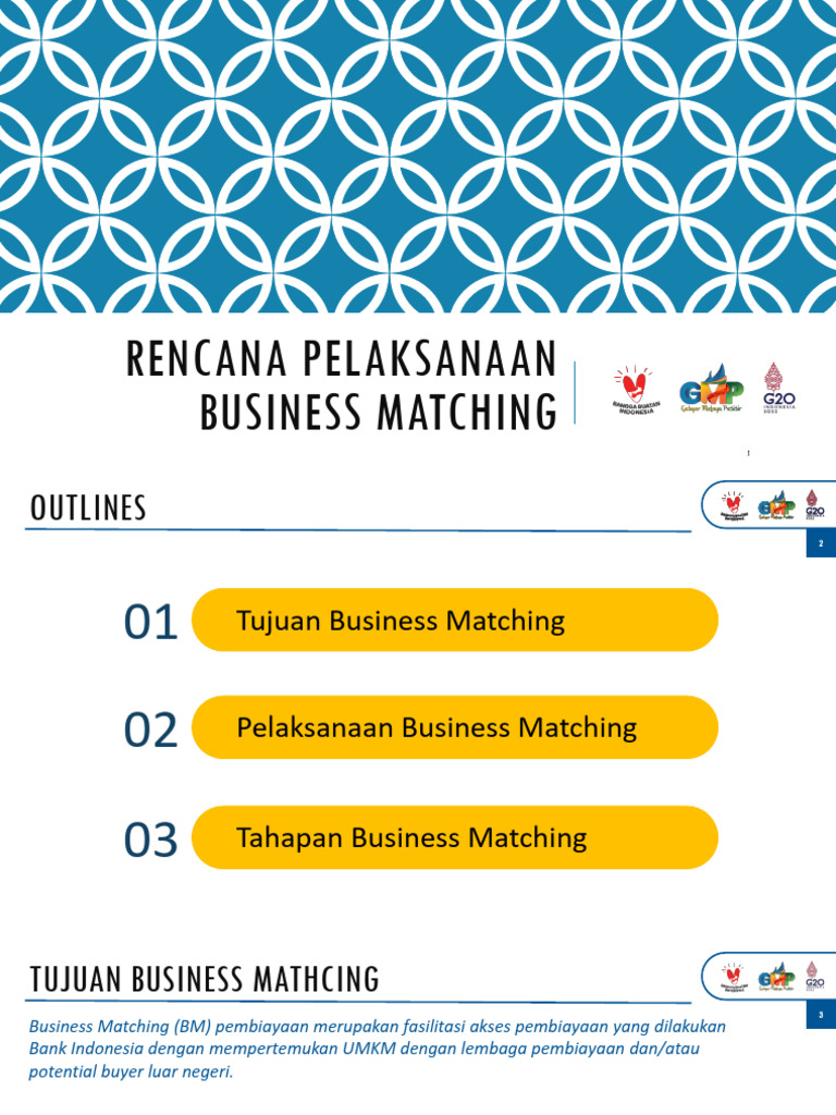 Rencana Pelaksanaan Business Matching UMKM | PDF | Karier ...
