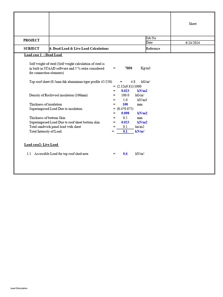 Loads | PDF | Truss | Structural Engineering