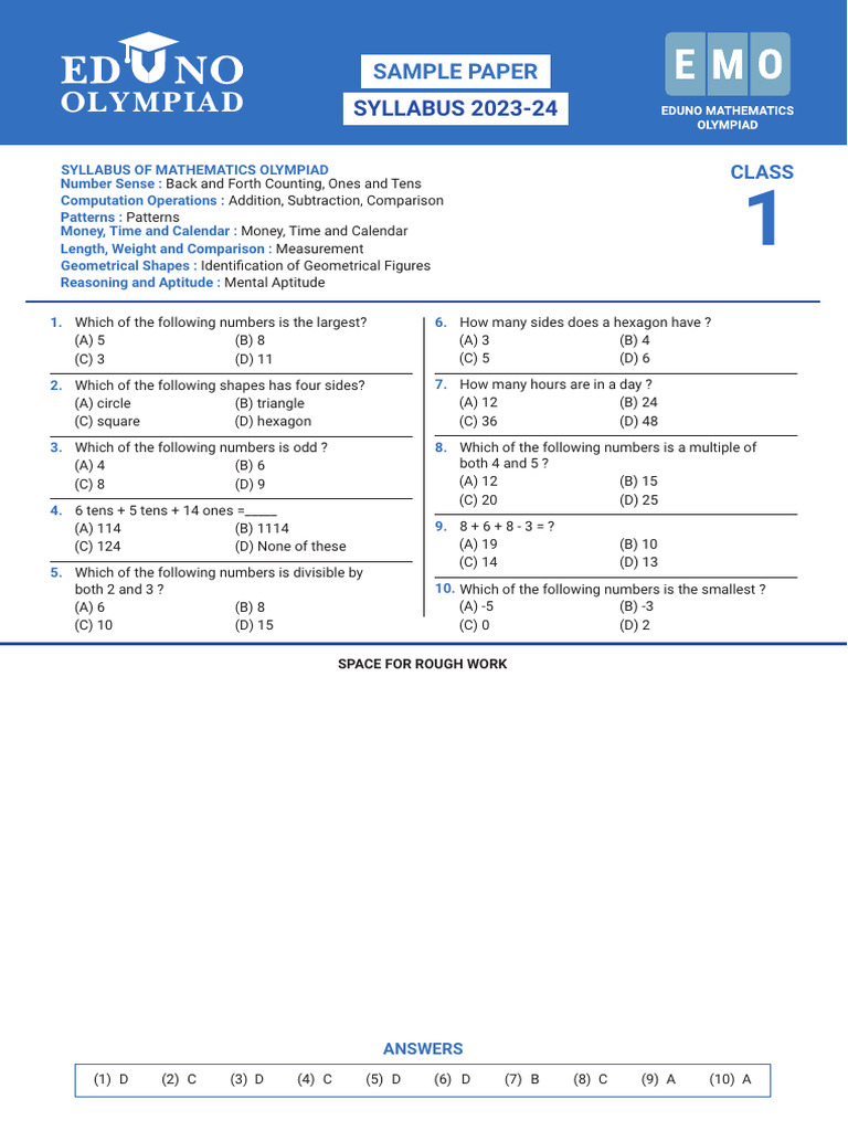 Mathematic Olympiad Workbook Pdf Numbers Ratio