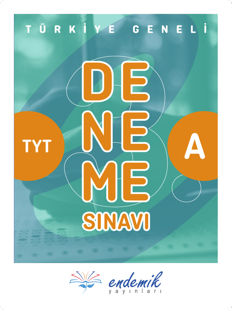 Endemik Türkiye Geneli TYT Deneme Sınavı 3A | PDF