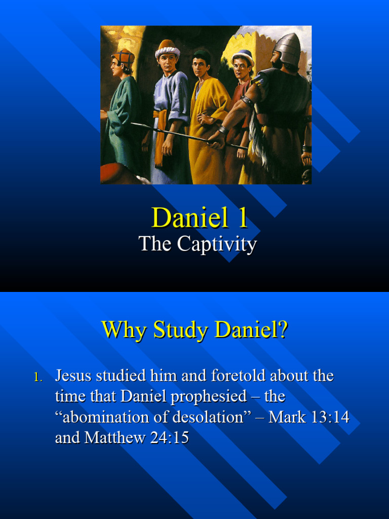 Daniel 1 - The Captivity | PDF | Daniel (Biblical Figure ...