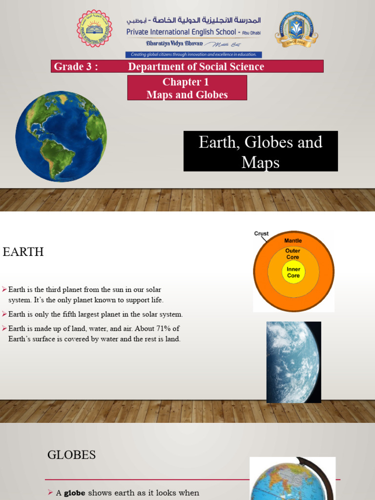 CH1-GLOBES AND MAPS - 20th To 24th | PDF | Map | Earth